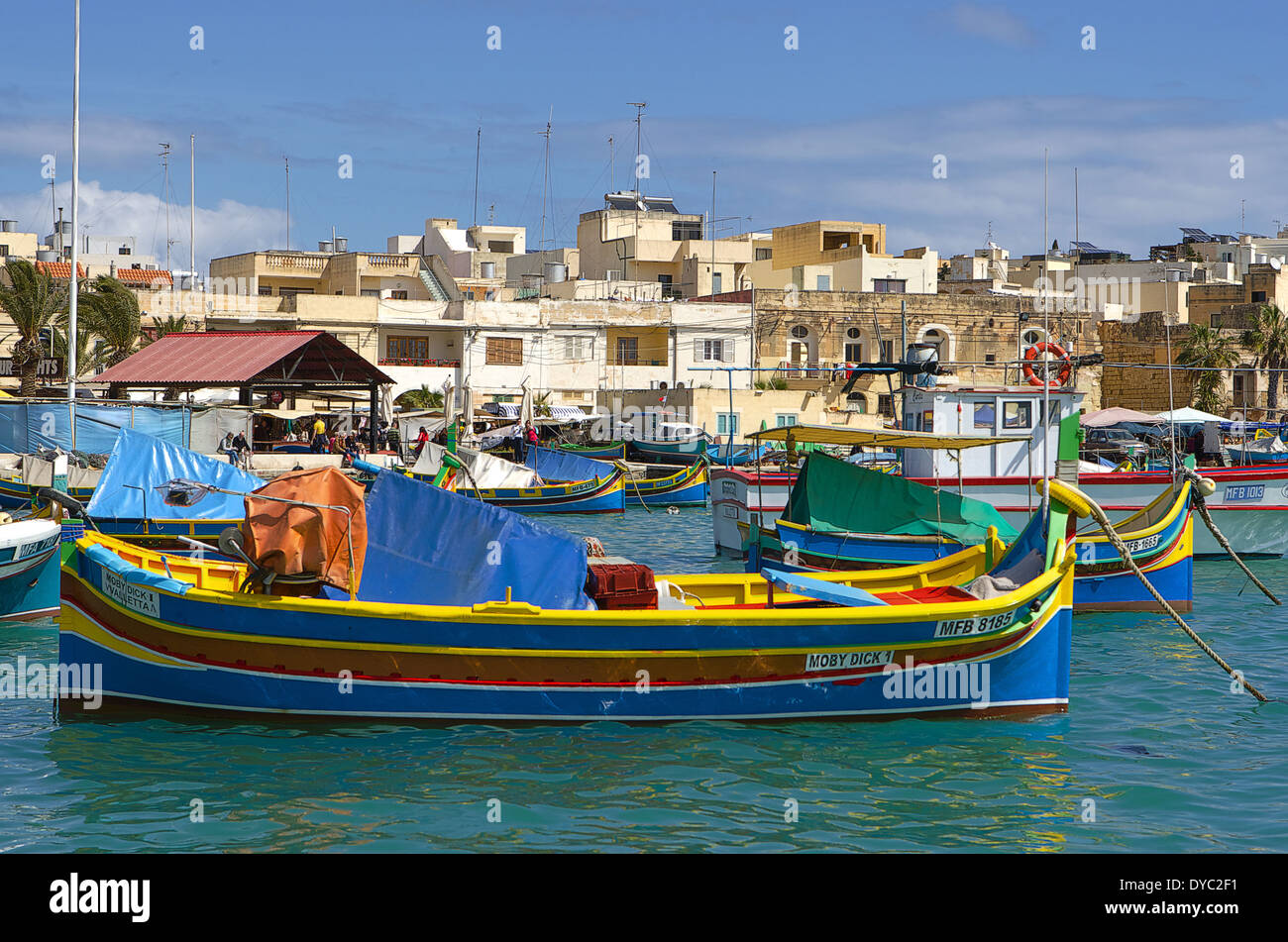 Traditional maltese fishing boat hi-res stock photography and images ...