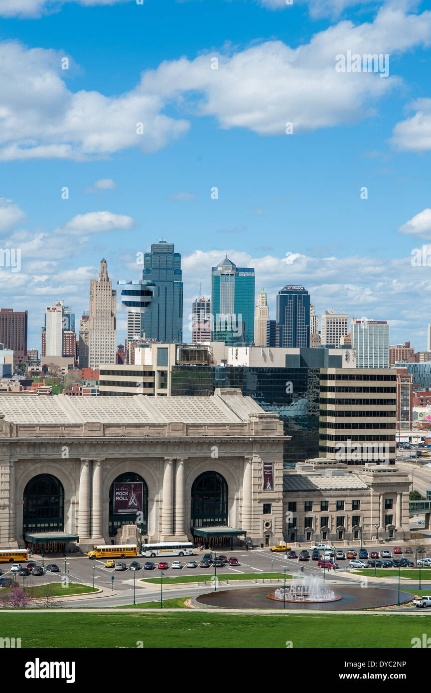 Union station and downtown, Kansas City Missouri Stock Photo - Alamy