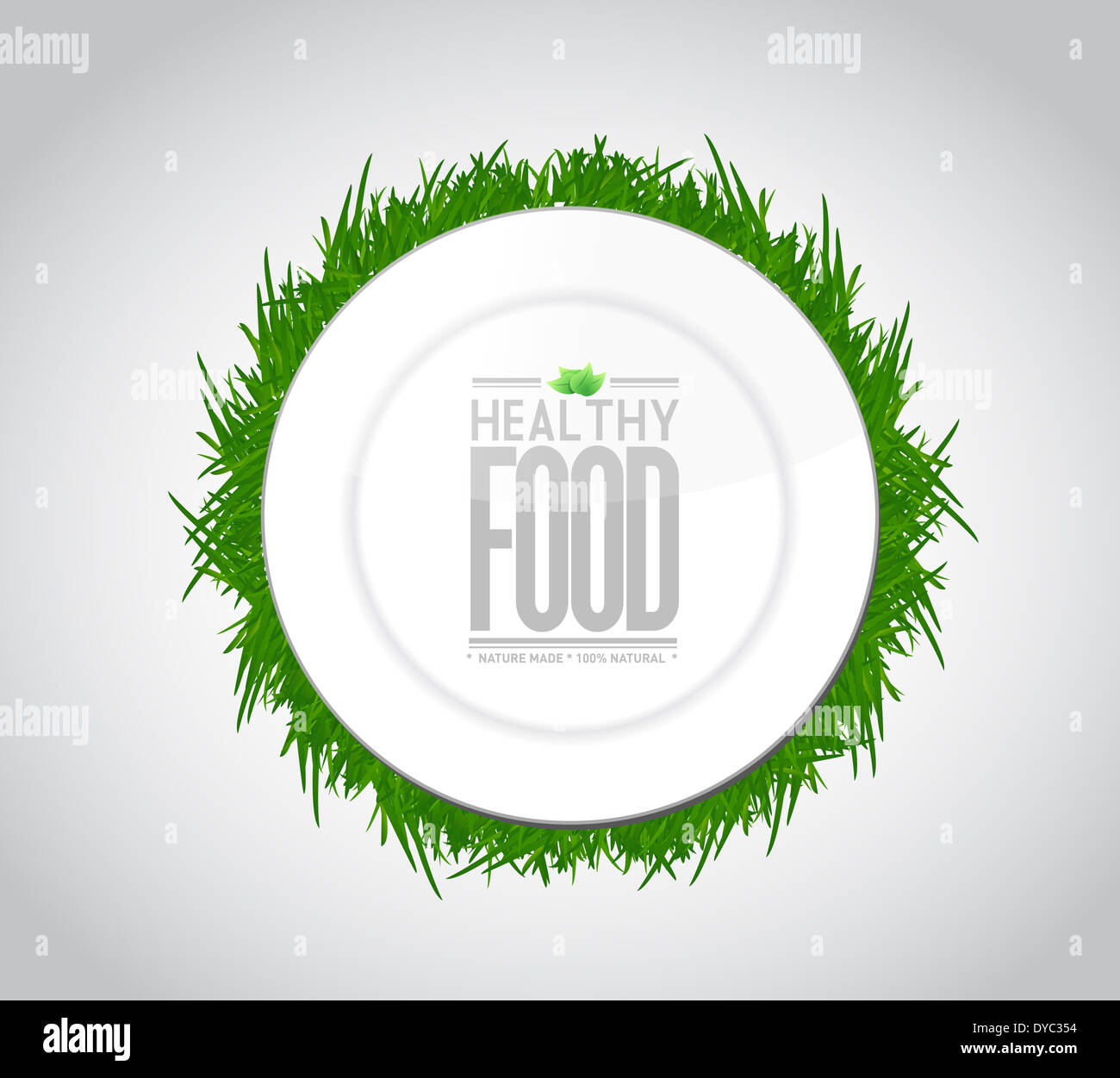 healthy food concept illustration design graph over a white background ...