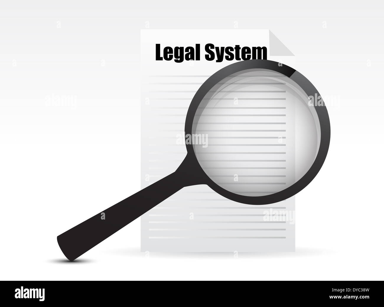 Legal system review concept illustration design graphic Stock Photo - Alamy