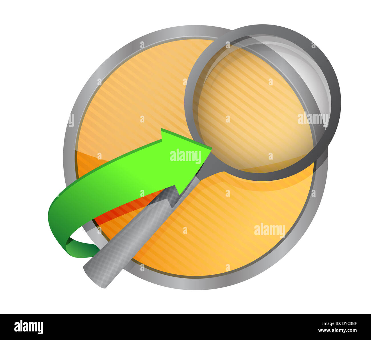 magnify search concept button illustration design over a white ...