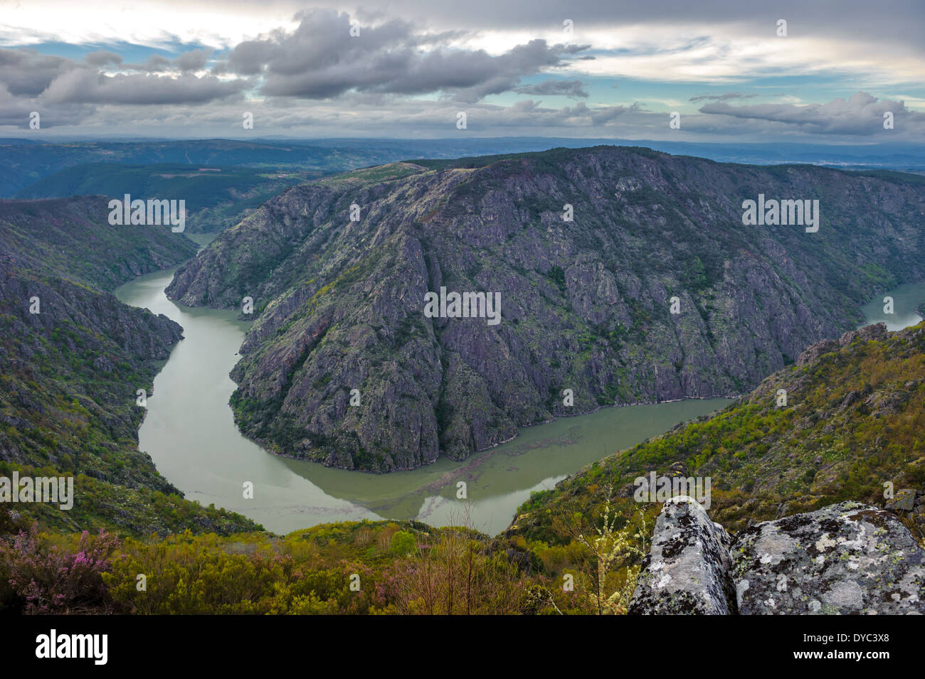 Canyon de Rio Sil in Galicia, Spain Stock Photo - Alamy
