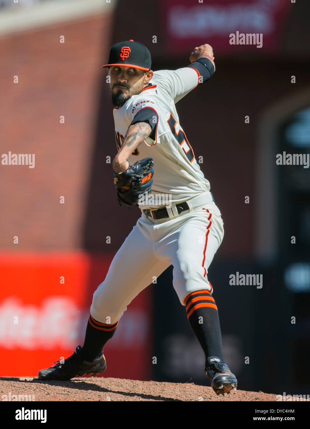 San Francisco CA. 20th Apr, 2013. San Francisco Giants relief pitcher ...