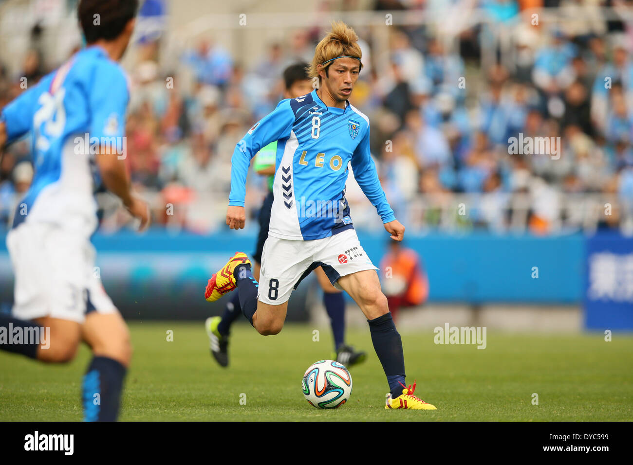 NHK Spring Mitsuzawa Football Stadium, Kanagawa, Japan. 13th Apr, 2014 ...