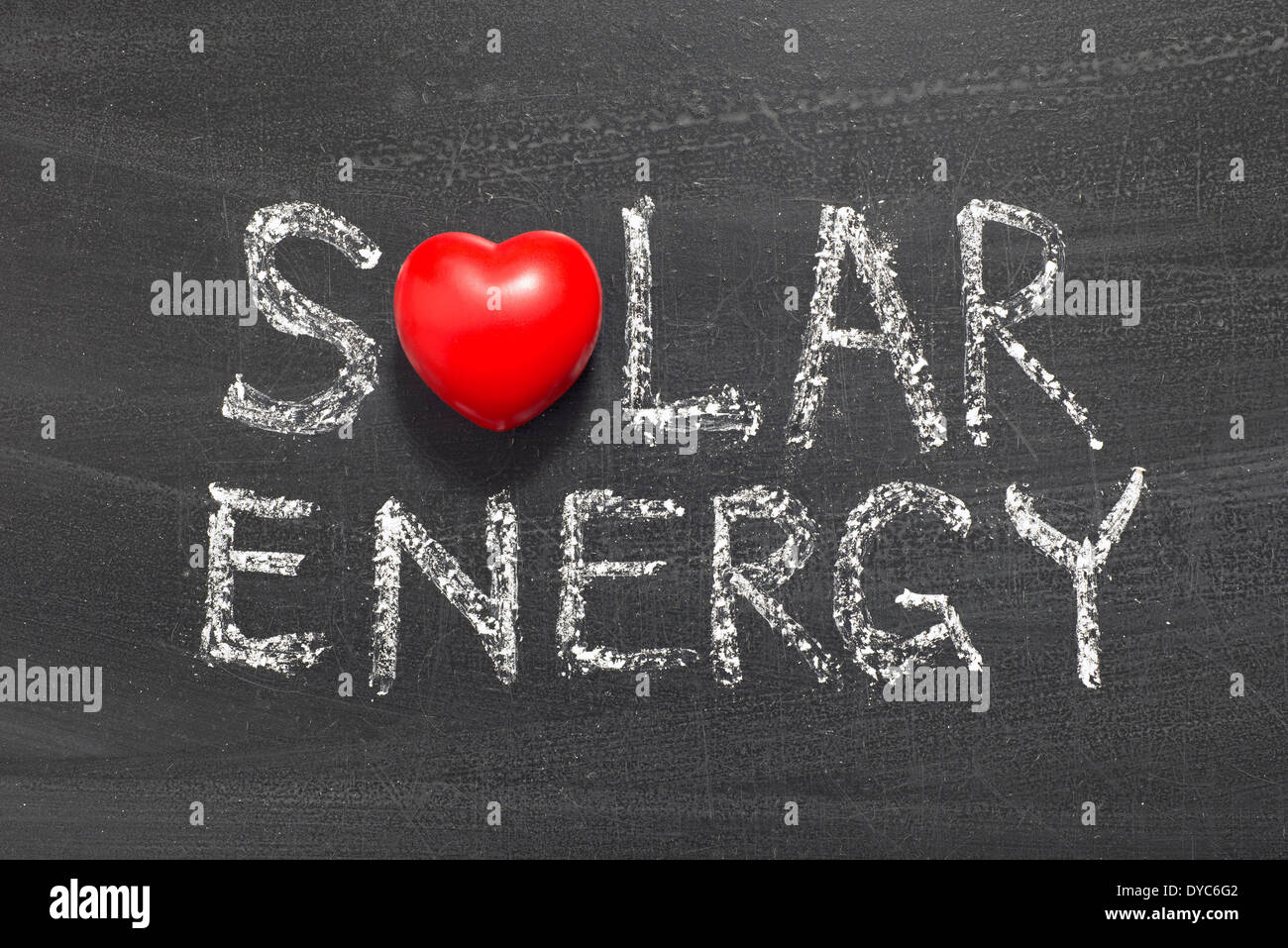 solar energy phrase handwritten on school blackboard Stock Photo - Alamy