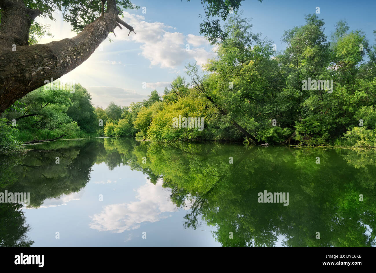 Beautiful spring dawn on hi-res stock photography and images - Alamy