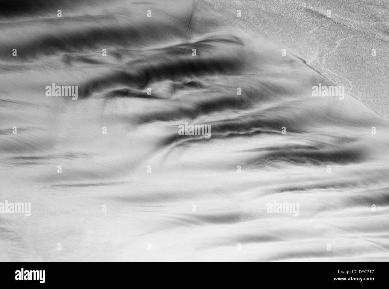 Water over sand, black and white Stock Photo - Alamy