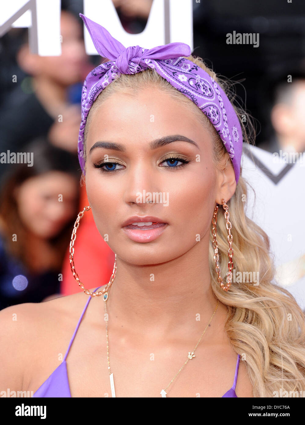 April 13, 2014 - Los Angeles, California, U.S. - Pia Mia Perez arrives ...