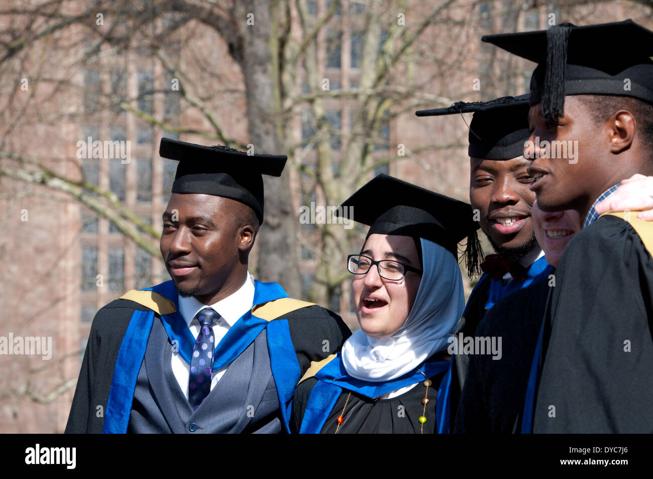 Uk university graduation black hi-res stock photography and images - Alamy