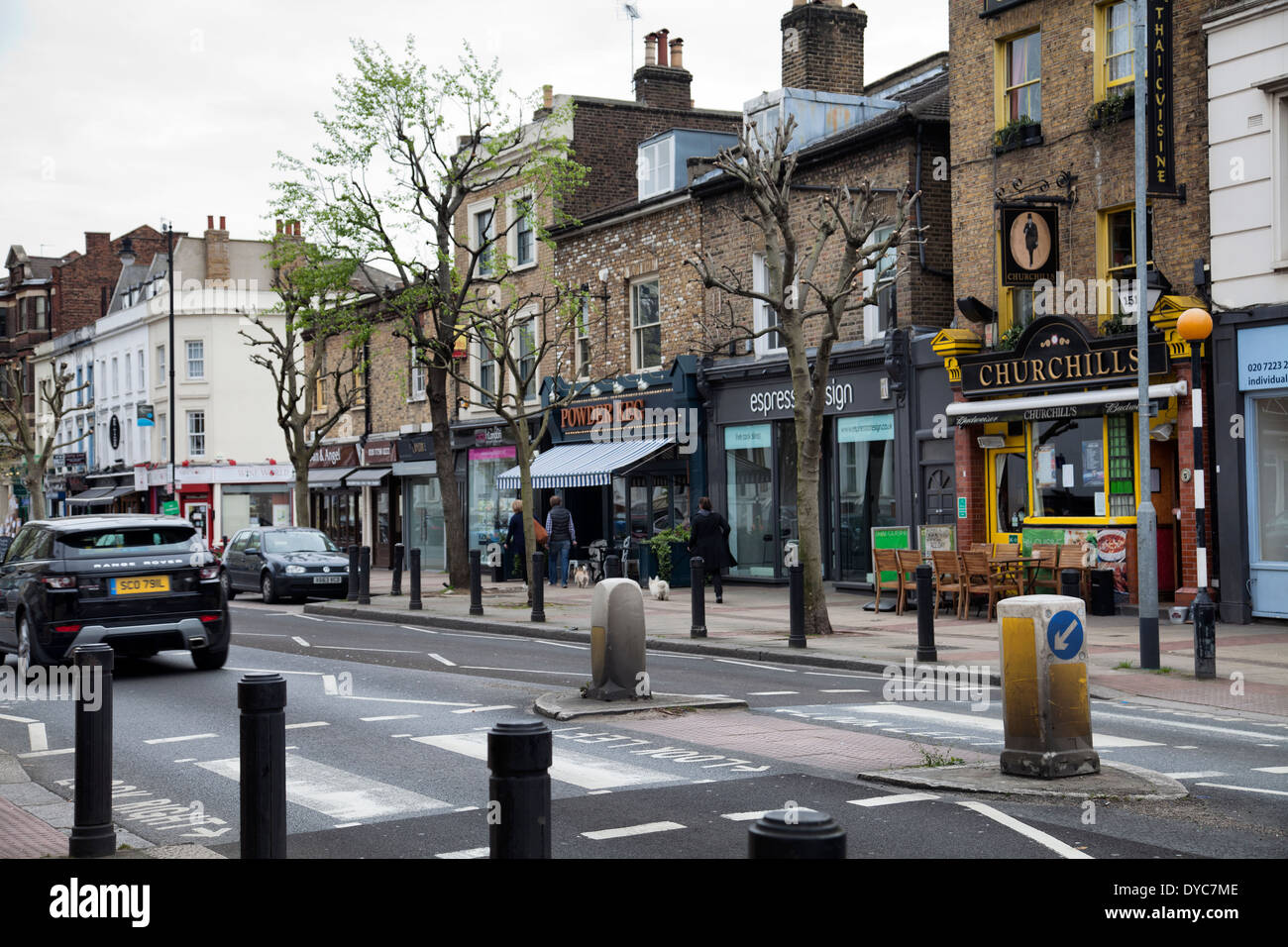 St John's Hill Shop fronts in Wandsworth - London SW11 - UK Stock Photo ...