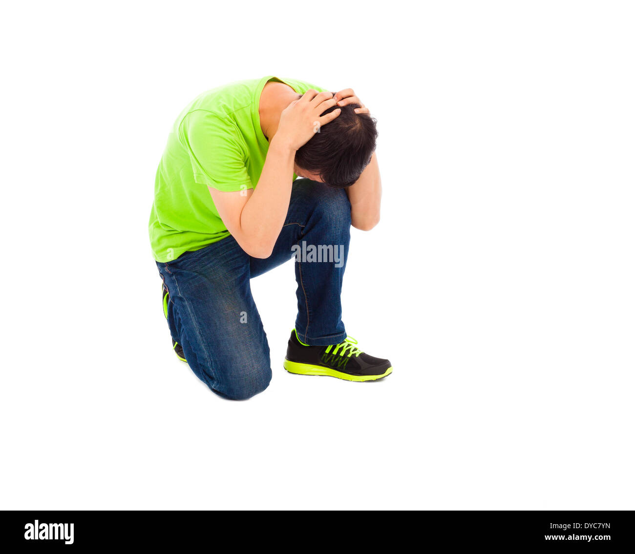 Scared pose hi-res stock photography and images - Alamy
