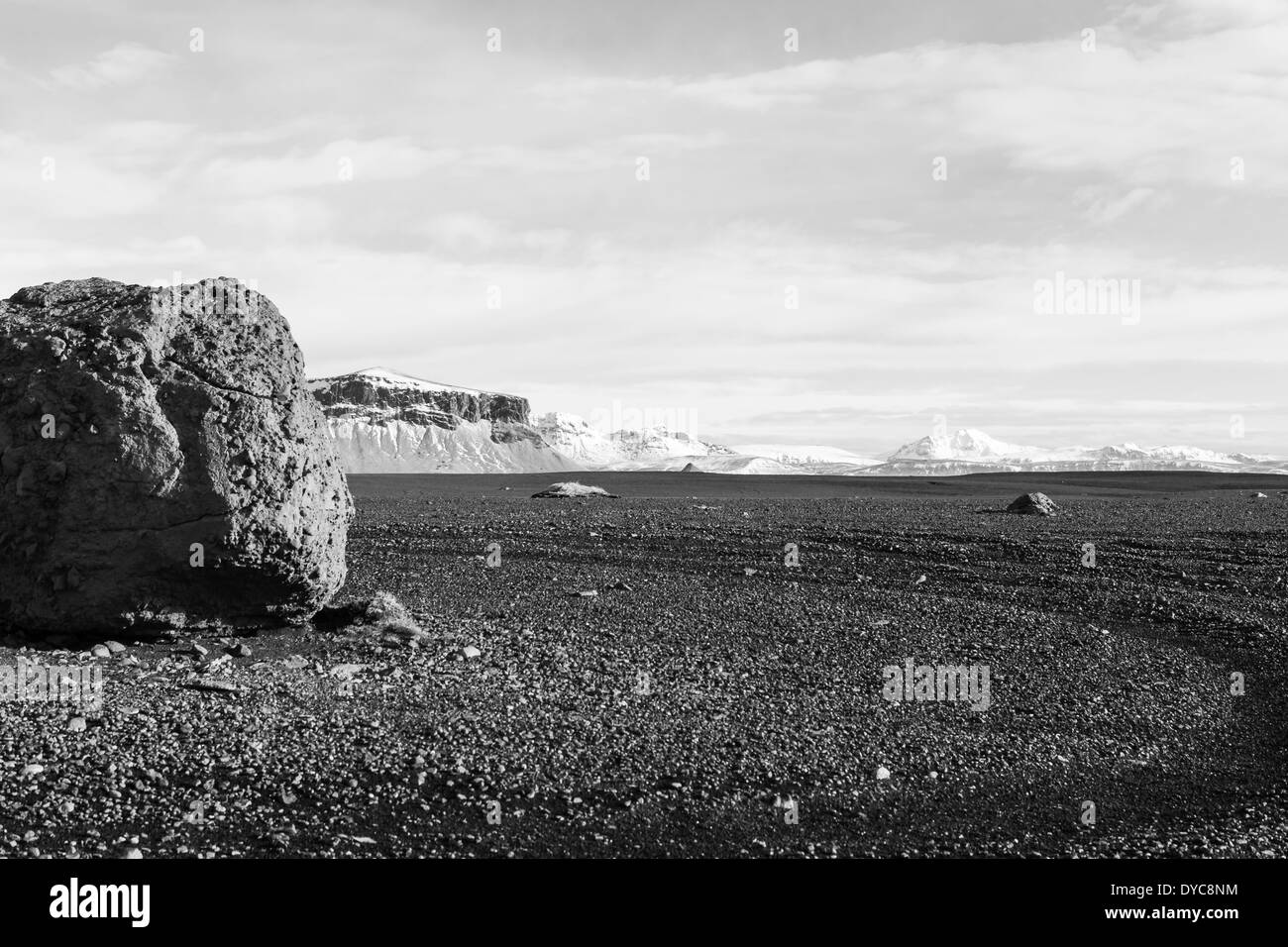 Moon like beach in Iceland Stock Photo - Alamy