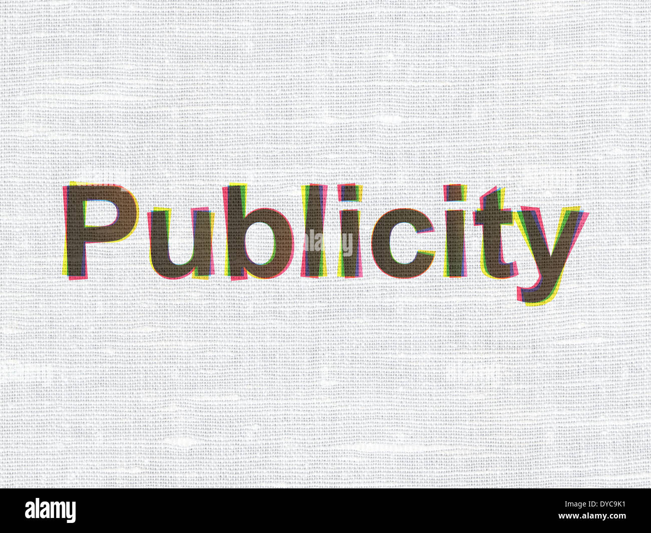 Marketing concept: Publicity on fabric texture background Stock Photo ...