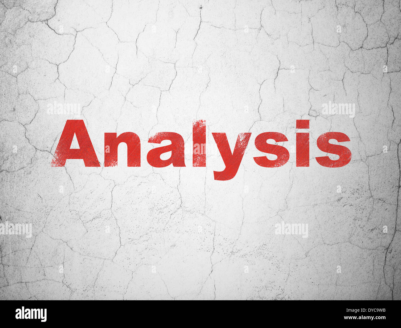 Marketing concept: Analysis on wall background Stock Photo - Alamy