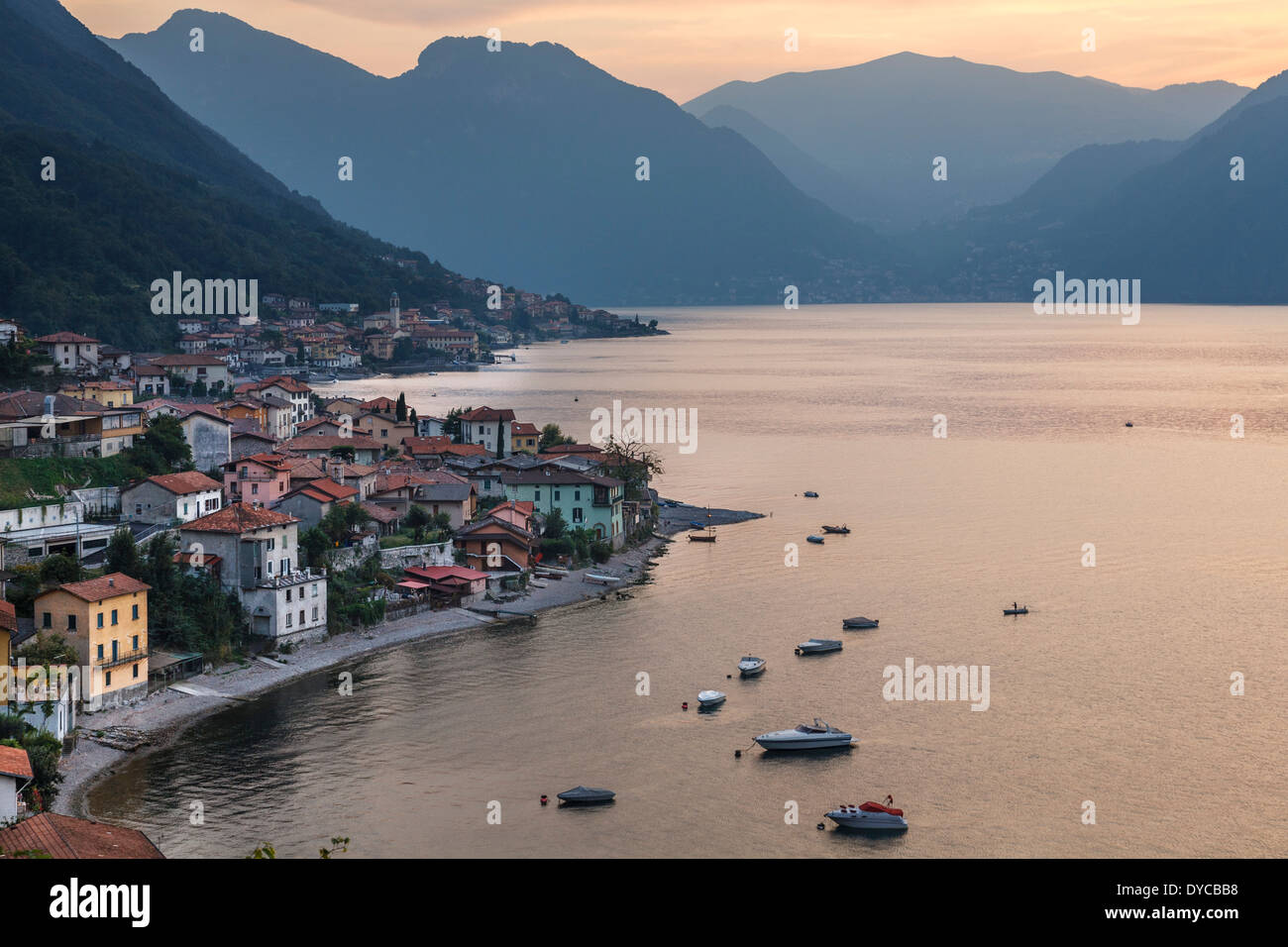 Lake como sunset hi-res stock photography and images - Alamy