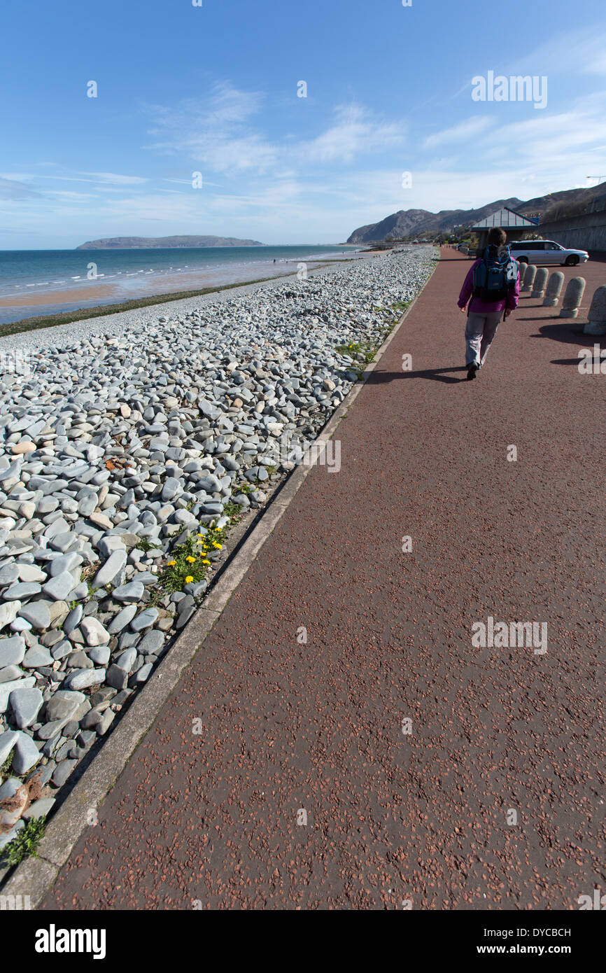 The Wales Coastal Path in North Wales. Picturesque view of the Wales ...