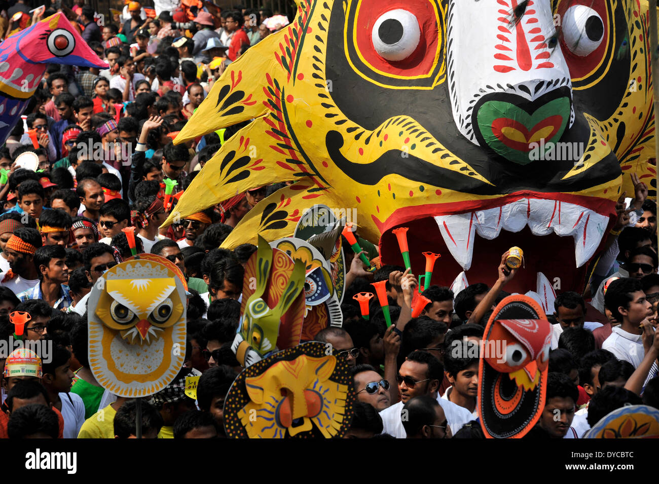 DHAKA, BANGLADESH-APRIL 14: Thousands of Bangladeshi joins in the ...