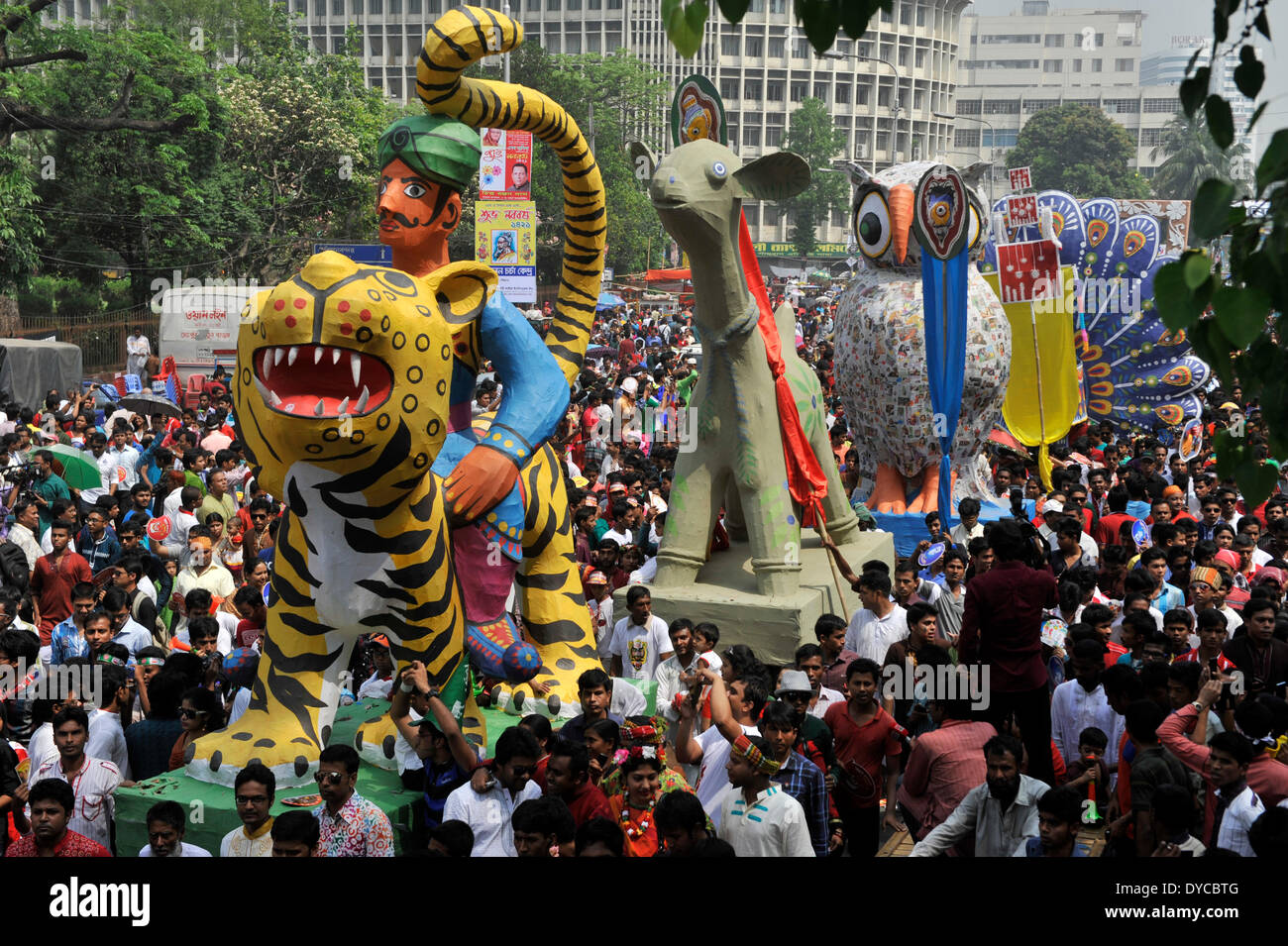 DHAKA, BANGLADESH-APRIL 14: Thousands of Bangladeshi joins in the ...