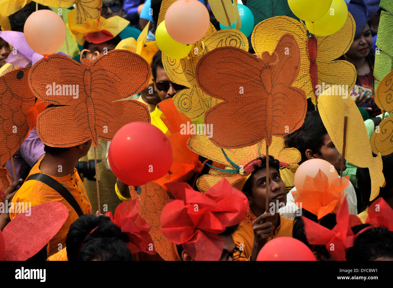 DHAKA, BANGLADESH-APRIL 14: Thousands of Bangladeshi joins in the ...