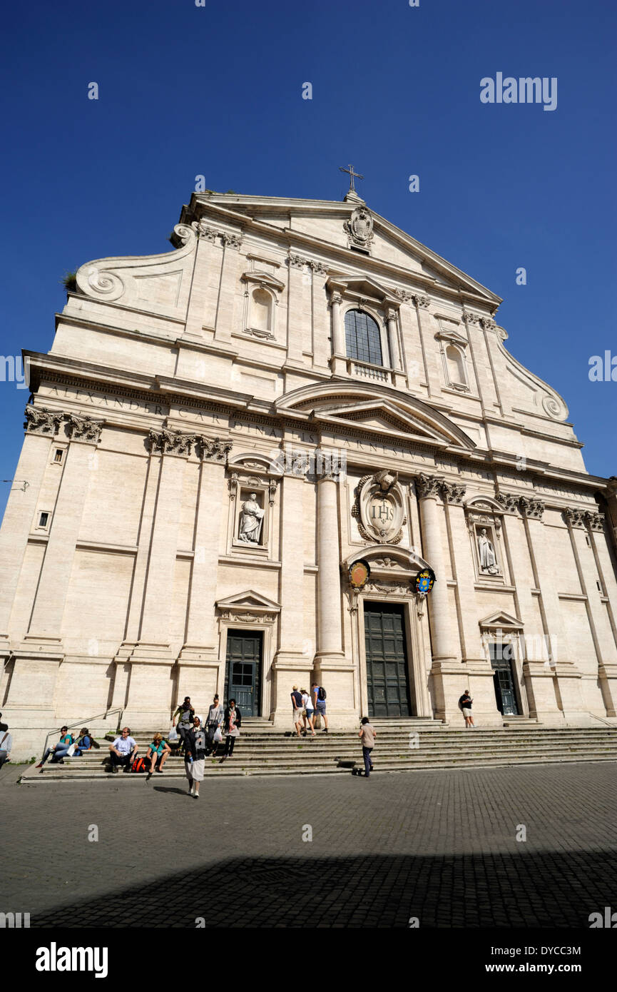 Church of jesus roma exterior hi-res stock photography and images - Alamy
