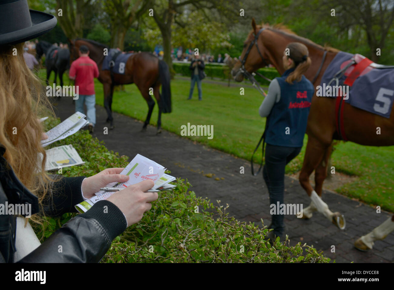 The Cologne-Weidenpesch Racecourse (Galopprennbahn Köln-Weidenpesch) in ...