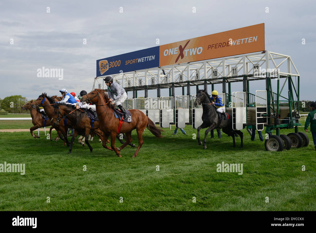 The Cologne-Weidenpesch Racecourse (Galopprennbahn Köln-Weidenpesch) in ...