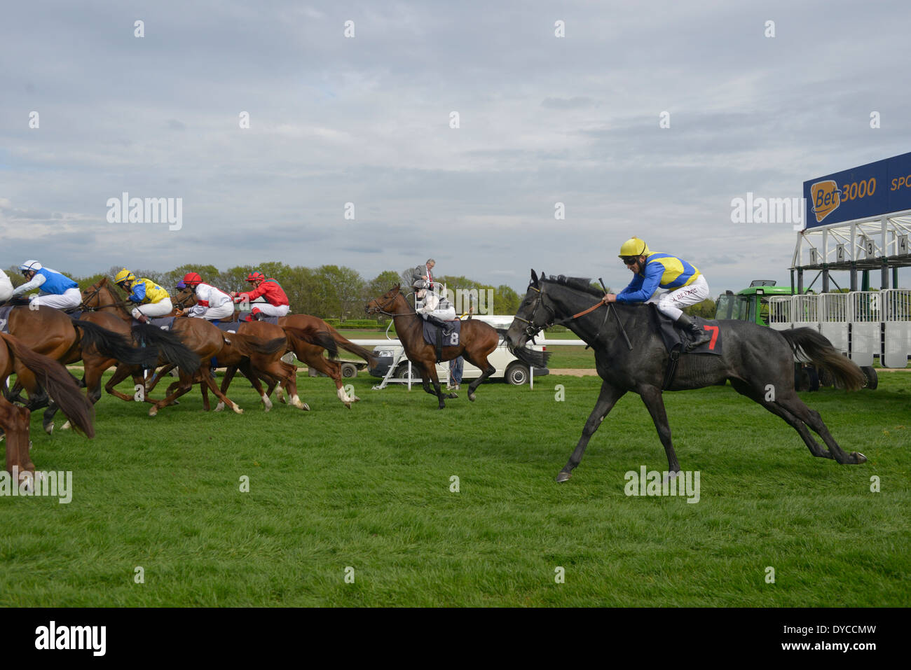 The Cologne-Weidenpesch Racecourse (Galopprennbahn Köln-Weidenpesch) in ...