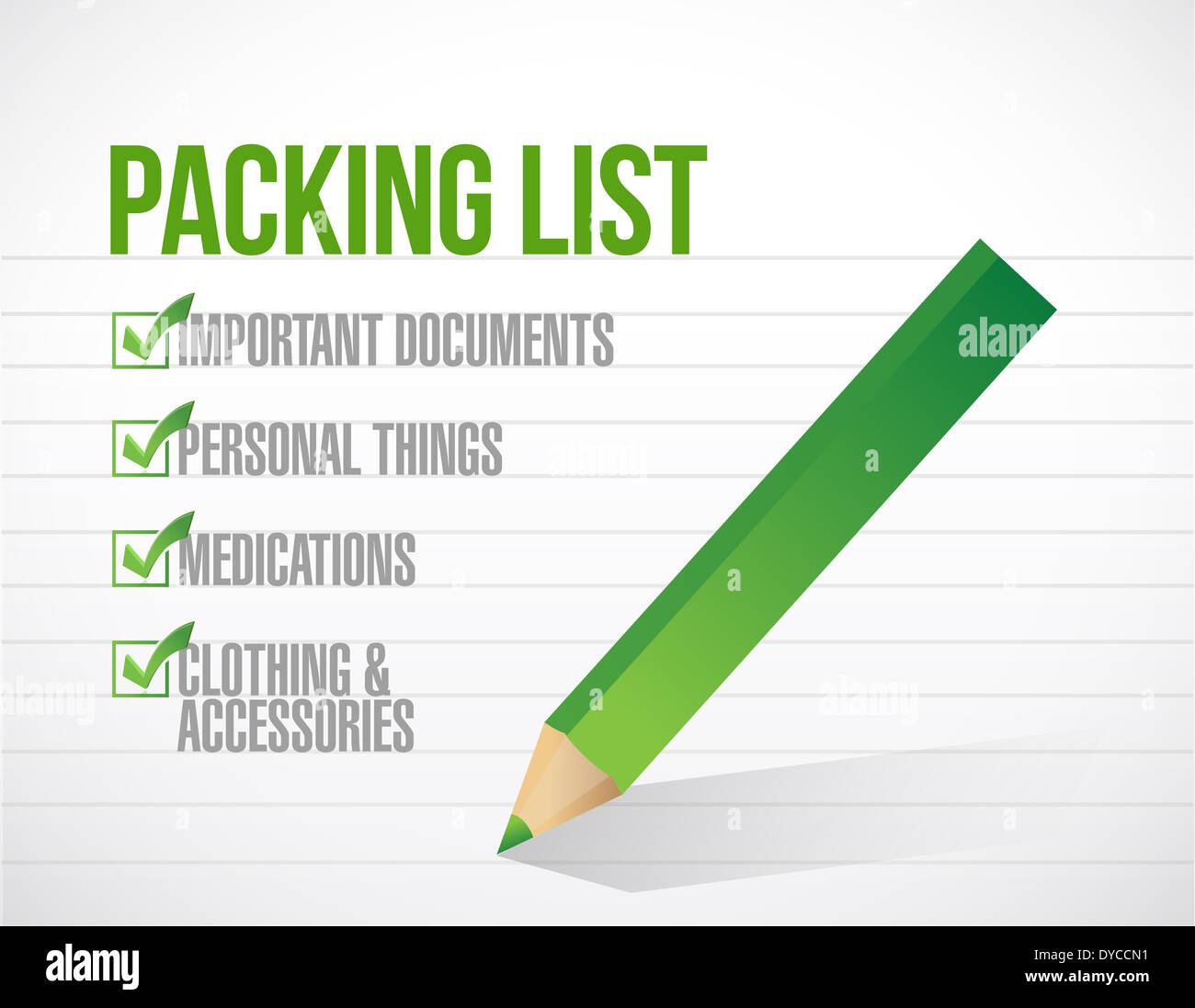 package list check mark list illustration design over a white ...