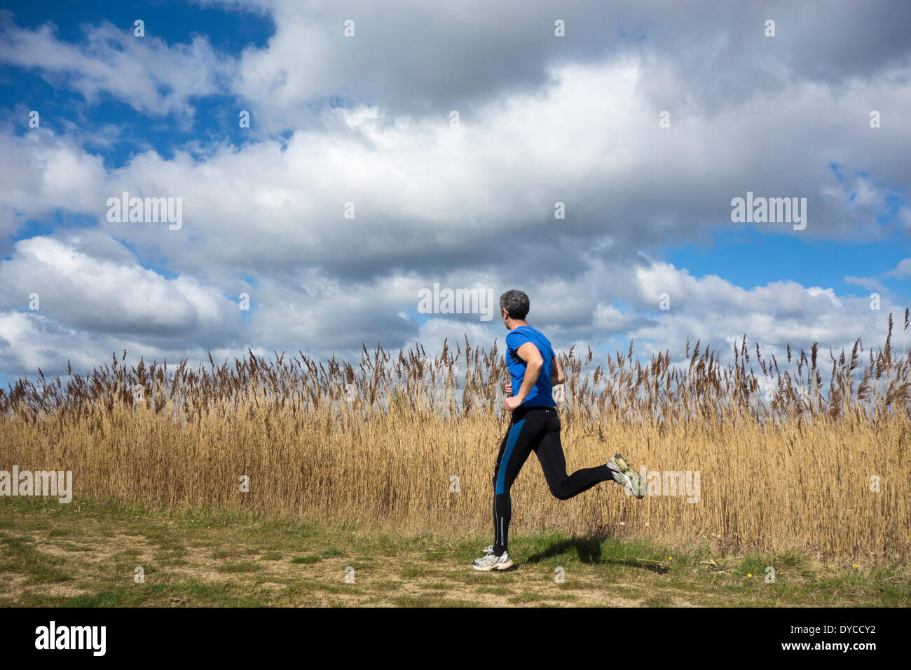 Tall slim runner hi-res stock photography and images - Alamy