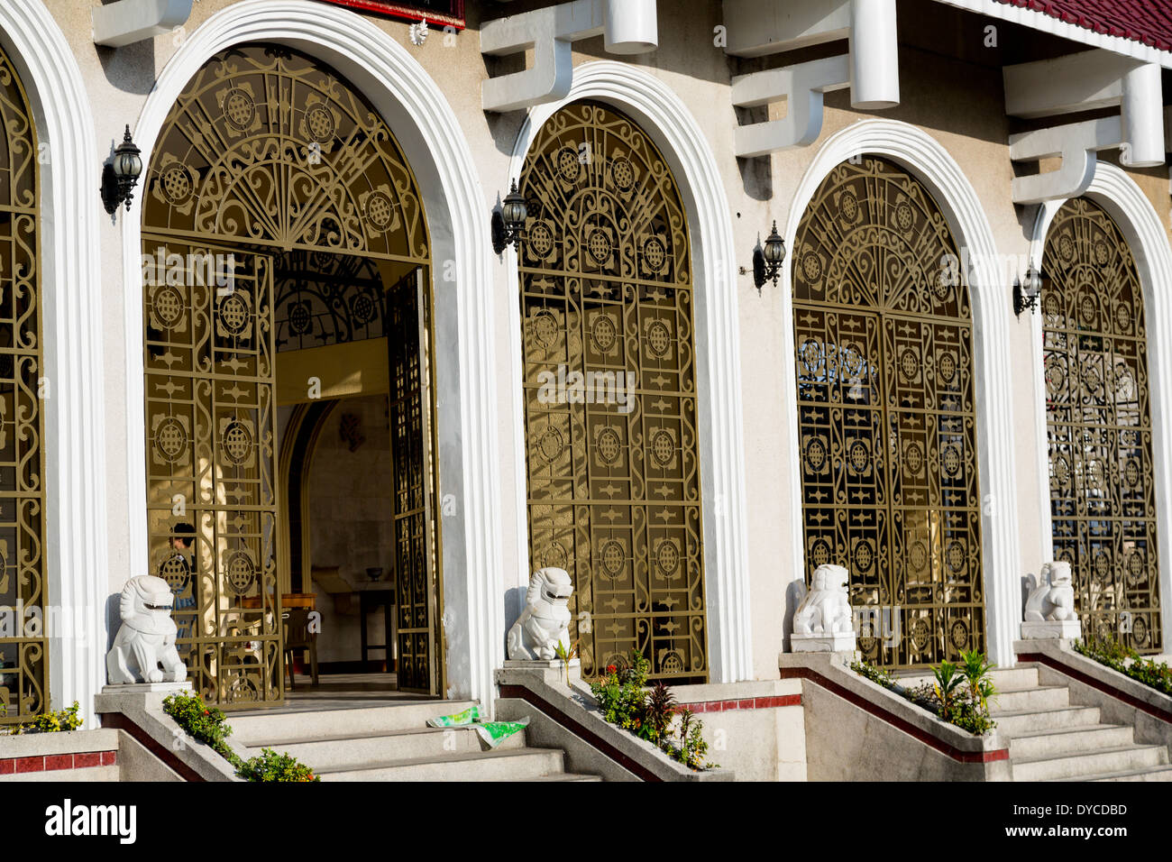 The Crematory on the Chinese Cemetery in Manila, Philippines Stock ...