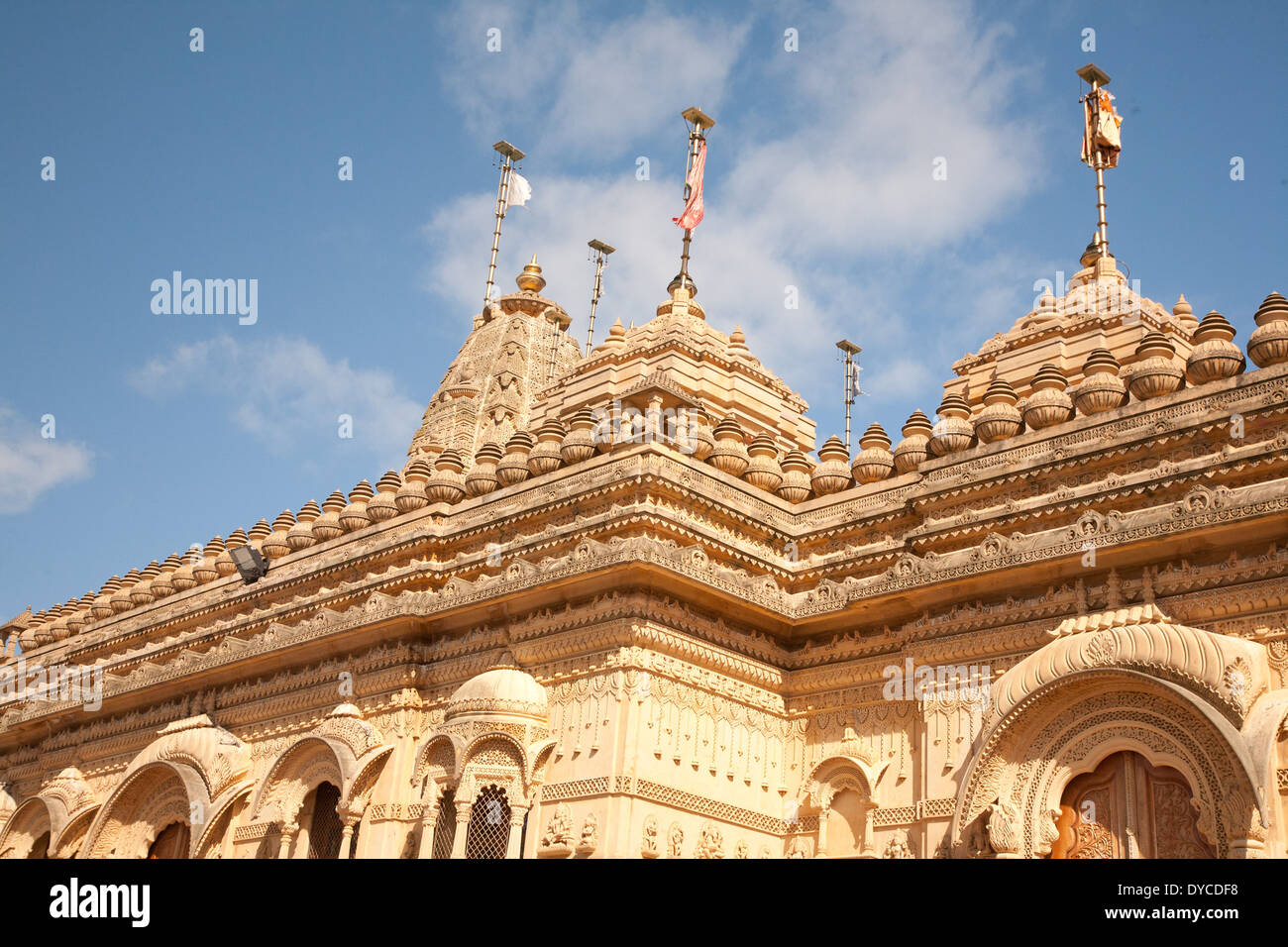 Details of exterior of Sanatan Hindu Mandir temple in Wembley, London ...