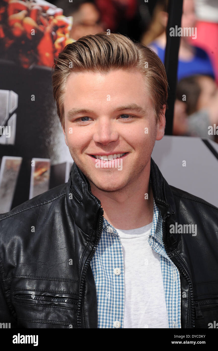Los Angeles, USA. 13th Apr, 2014. Actor Brett Davern arrives at the ...
