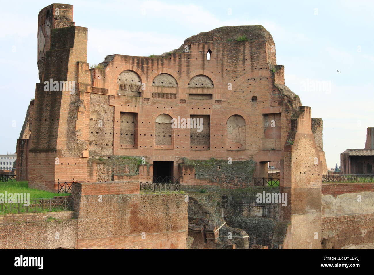 Roman temple in the Palatine hill of Rome, Italy Stock Photo - Alamy