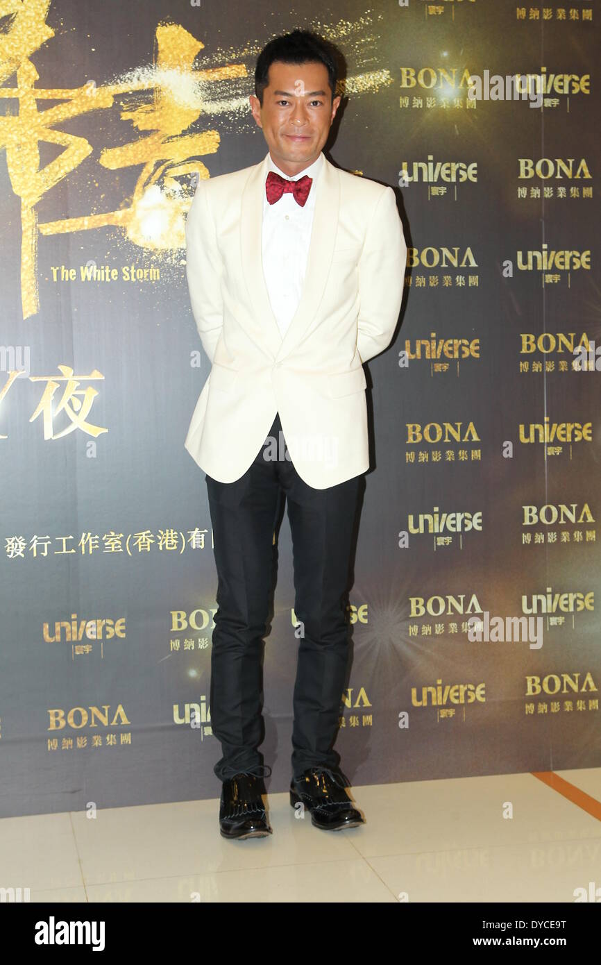 Hong Kong, China. 13th Apr, 2014. Louis Koo poses for a photocall at ...