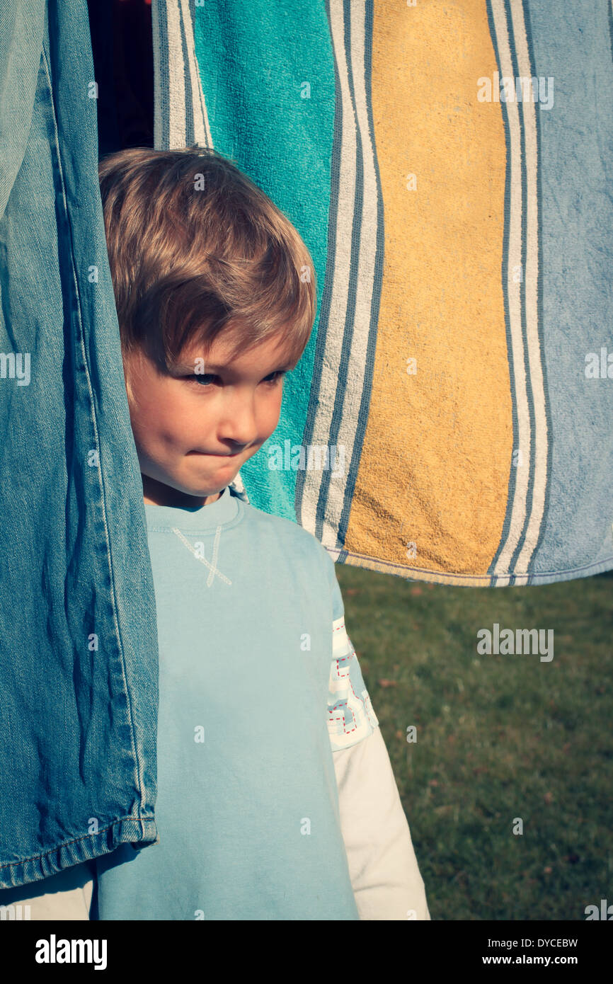 Household Chores Clothes Lines High Resolution Stock Photography and ...
