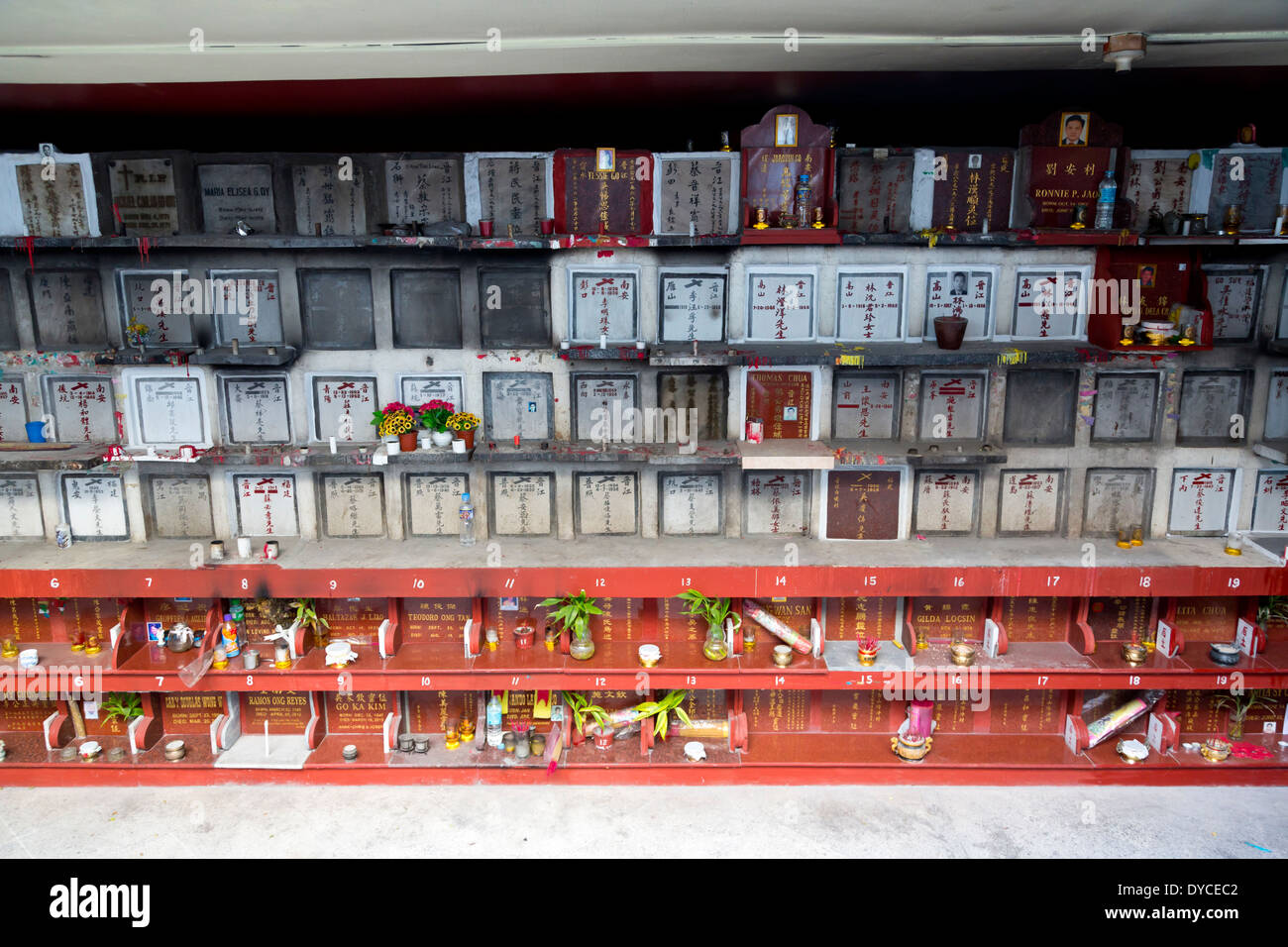 Small Grave Chambers on the Chinese Cemetery in Manila, Philippines ...