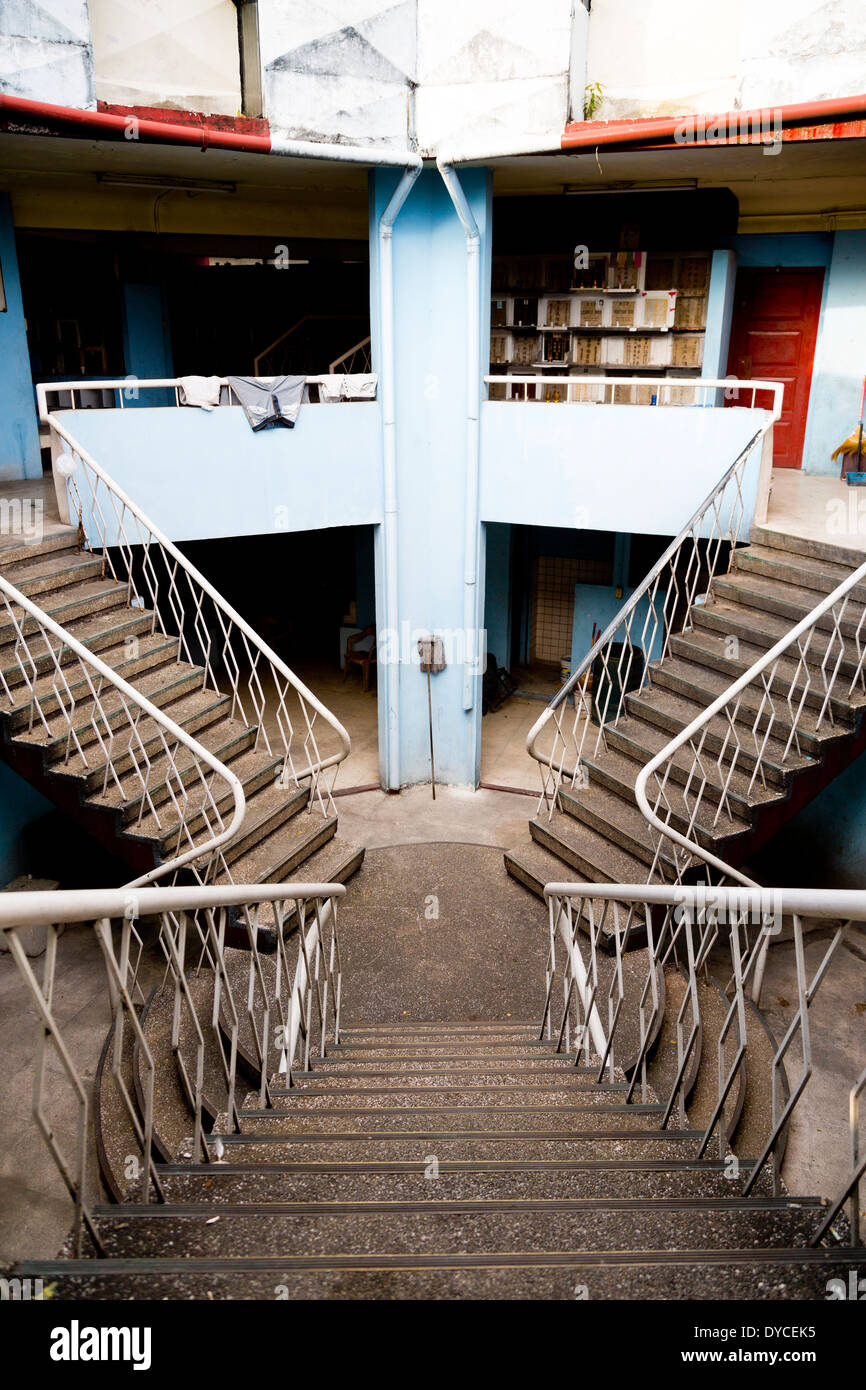 Staircase in a huge Grave Chamber on the Chinese Cemetery in Manila ...