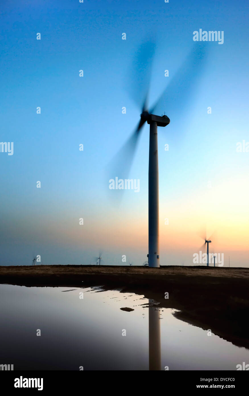 Wind turbine moorland hi-res stock photography and images - Alamy