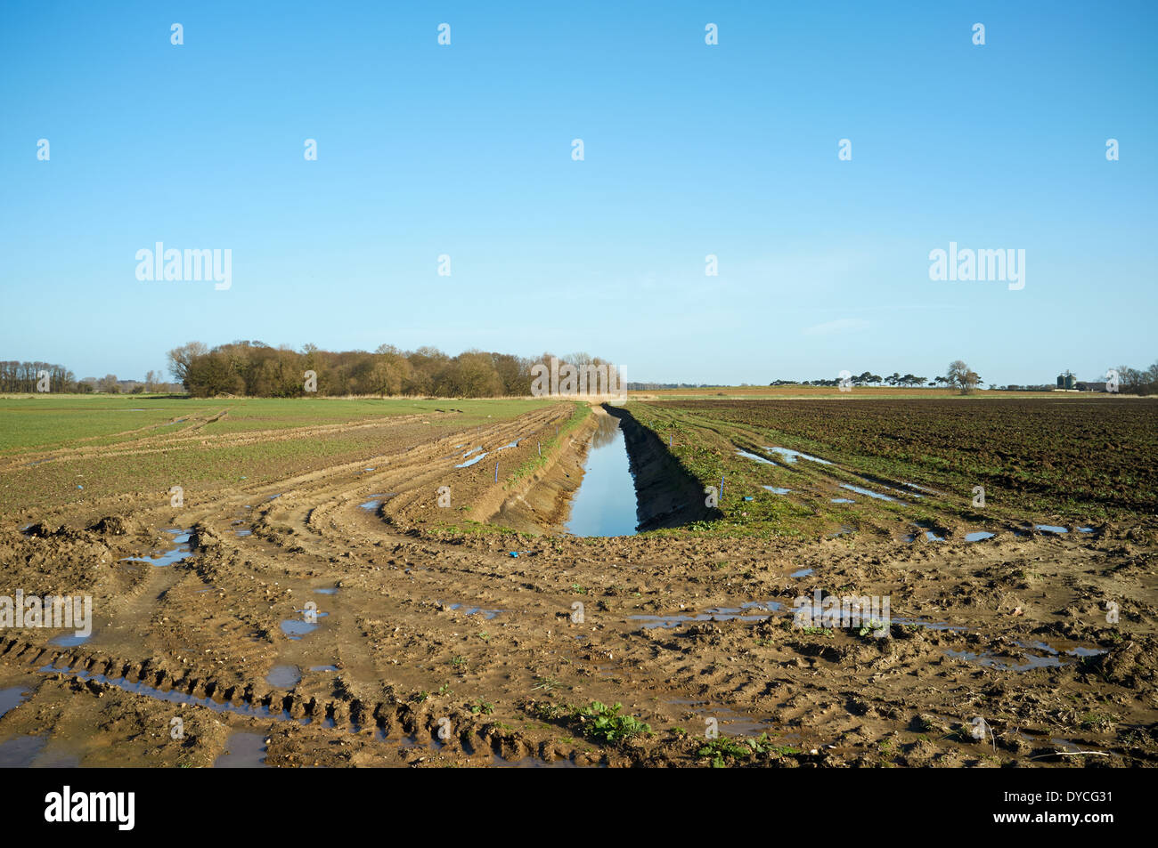 Agricultural drainage ditch hi-res stock photography and images - Alamy