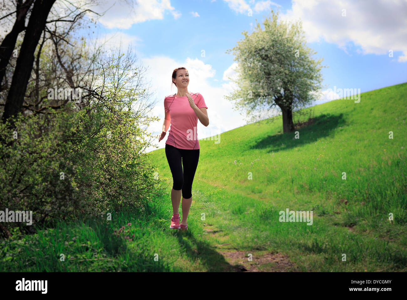 Woman jogging germany hi-res stock photography and images - Alamy