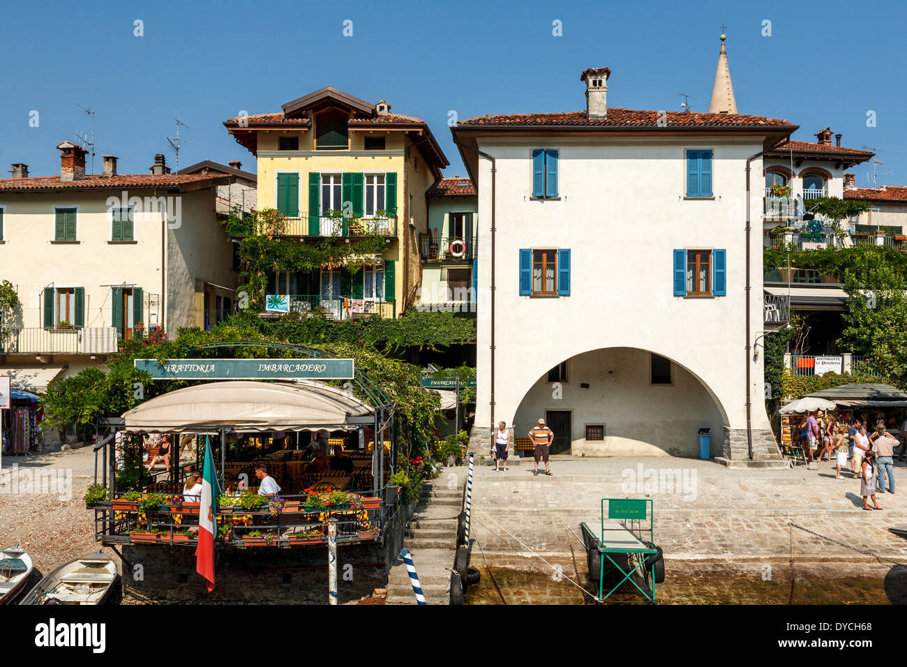 Isola Dei Pescatori, Lake Maggiore, Lombardy, Italy Stock Photo - Alamy