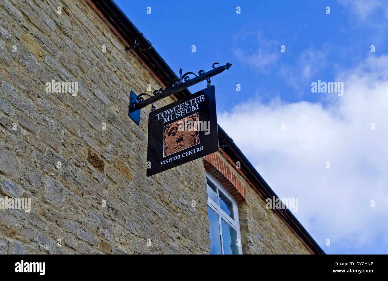 Metal sign, wall mounted, adjacent to the entrance of the museum in ...
