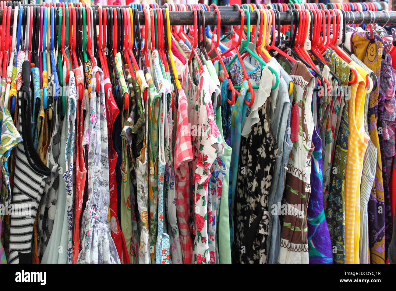 Female clothes in a fashion shop Stock Photo - Alamy