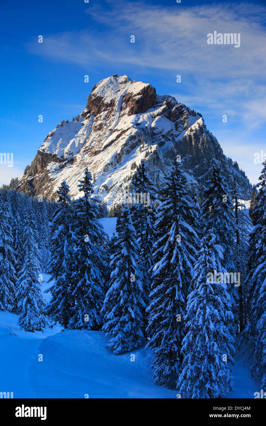 Alps Alpine panorama alpine valley view mountain mountains massif ...
