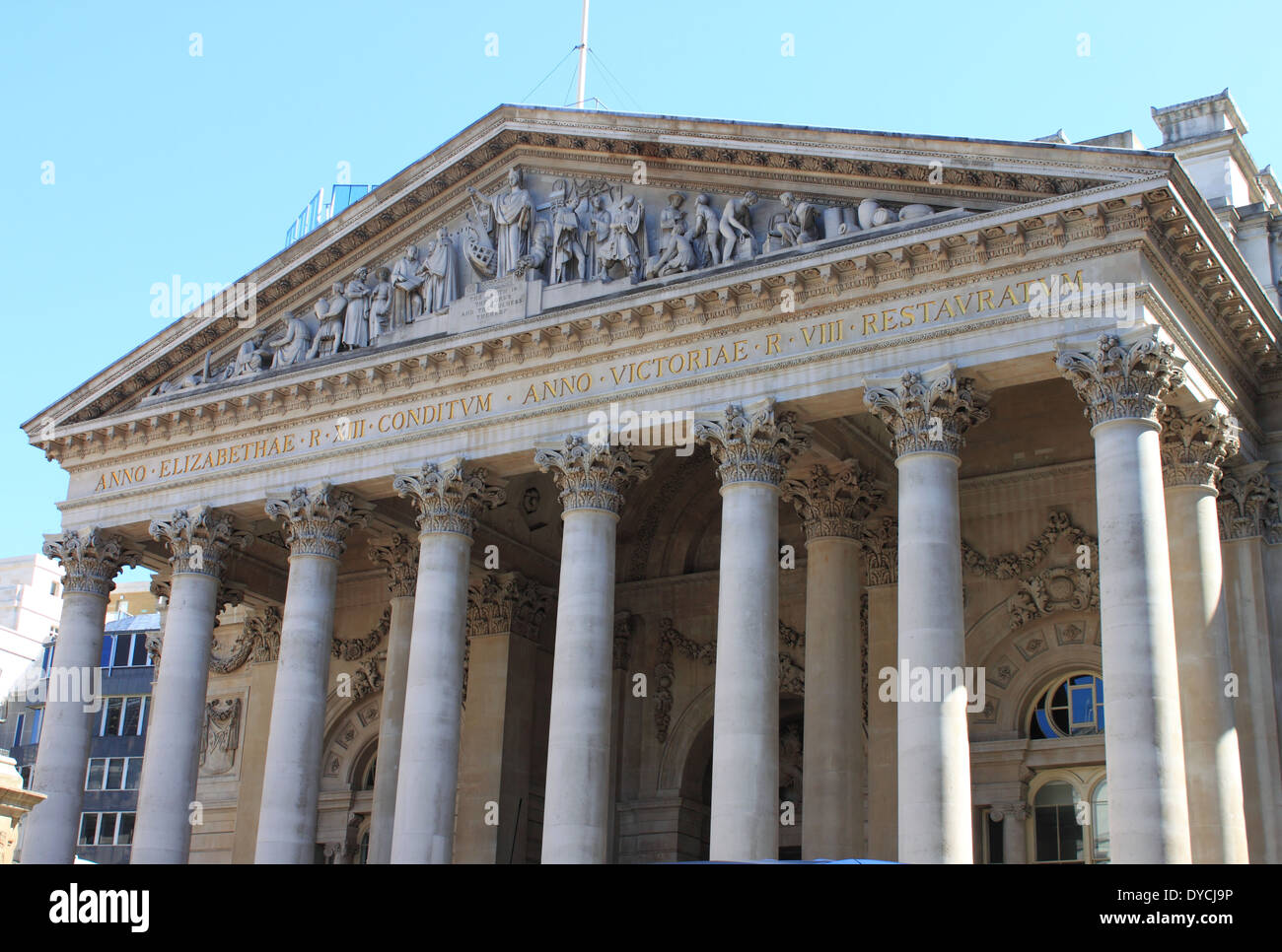 Old london stock exchange building hi-res stock photography and images ...