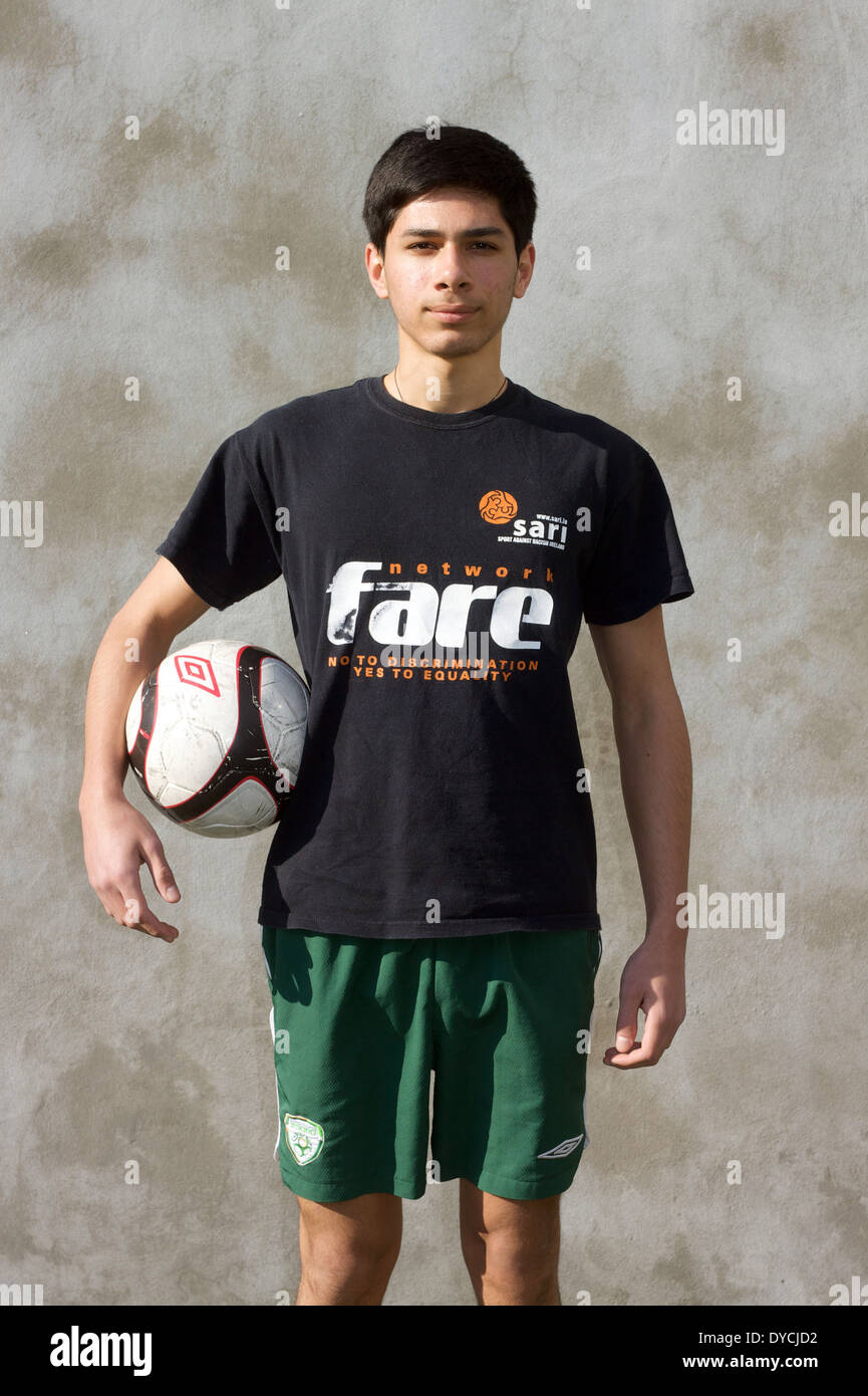Male soccer player portrait hi-res stock photography and images - Alamy