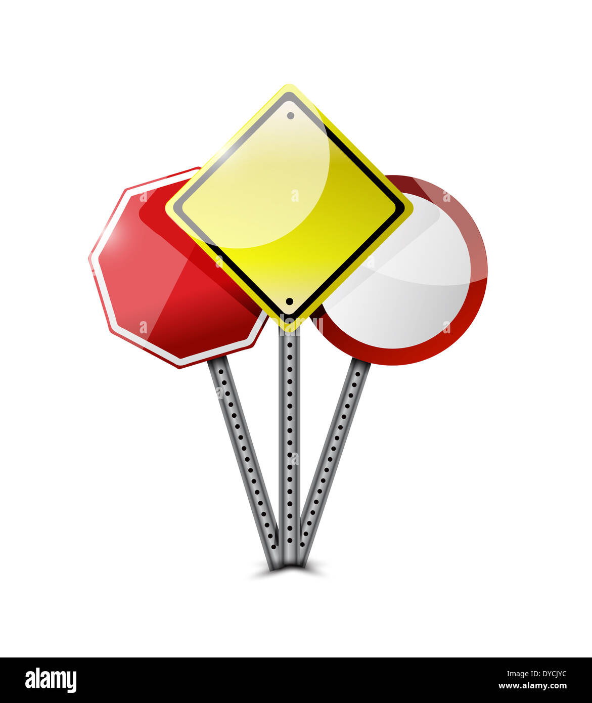 Road sign graphic element. illustration design Stock Photo - Alamy