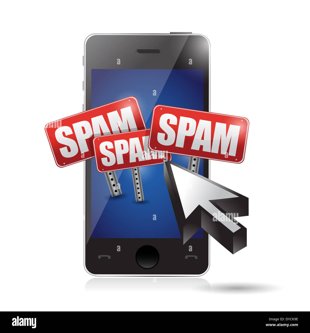 Stop spam mobile phone hi-res stock photography and images - Alamy