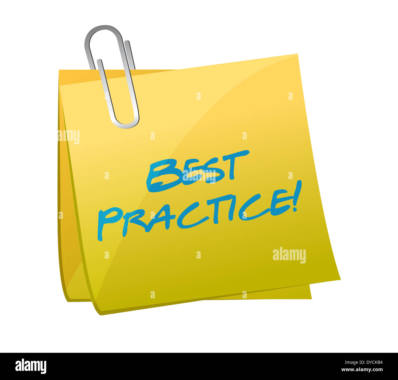 best practice post illustration design over a white background Stock ...