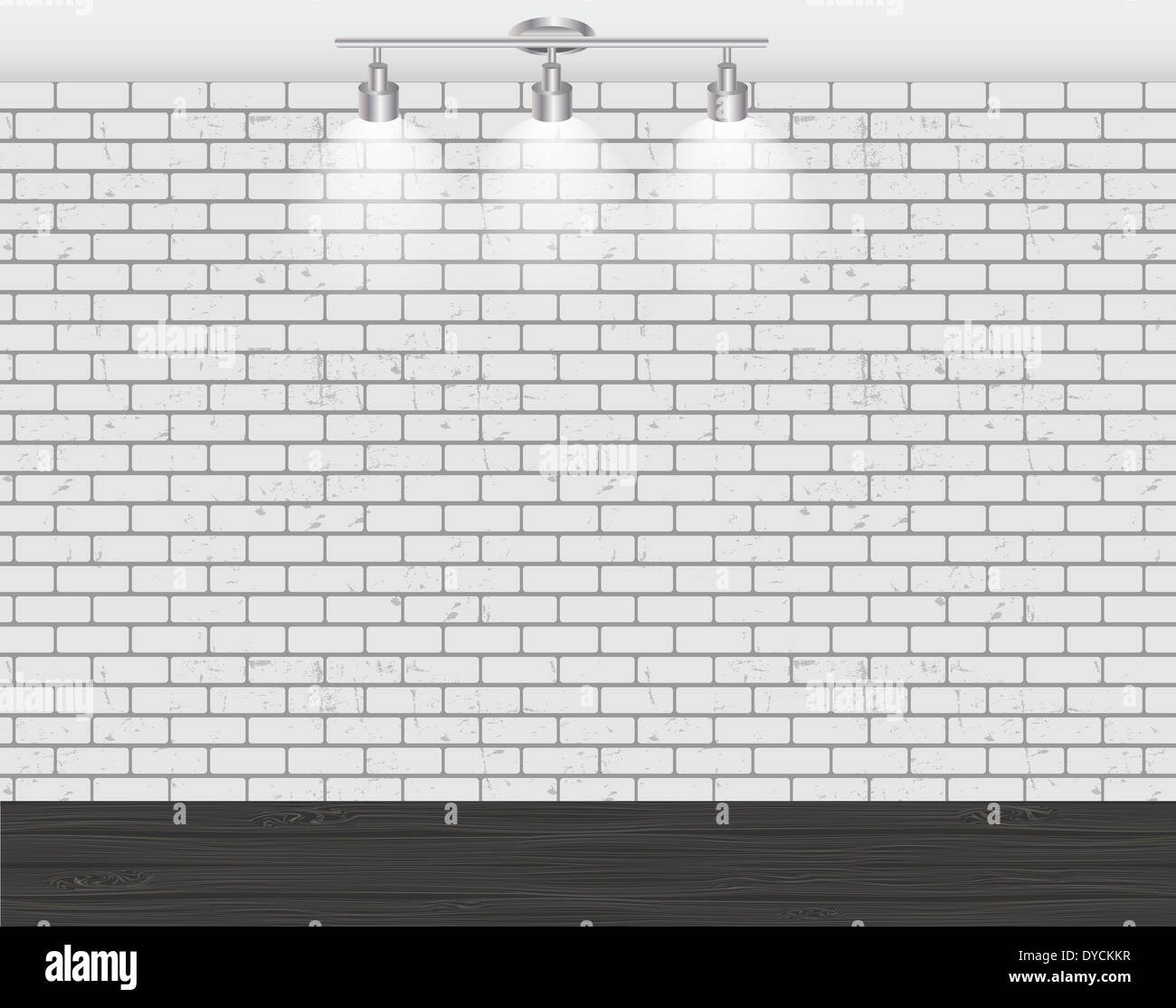 Brick Wall for Your Text and Images, Vector Illustration Stock Photo ...